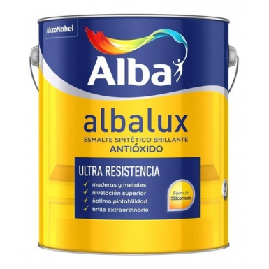 Albalux Esmalte Sintetico 1lts Colores Alba Mm - Azul Traful YouMarket